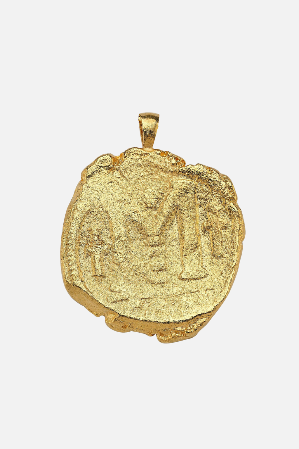 Gold Maurice Coin Pendant | Mediterranean Sustainable Jewellery by ASSUWA