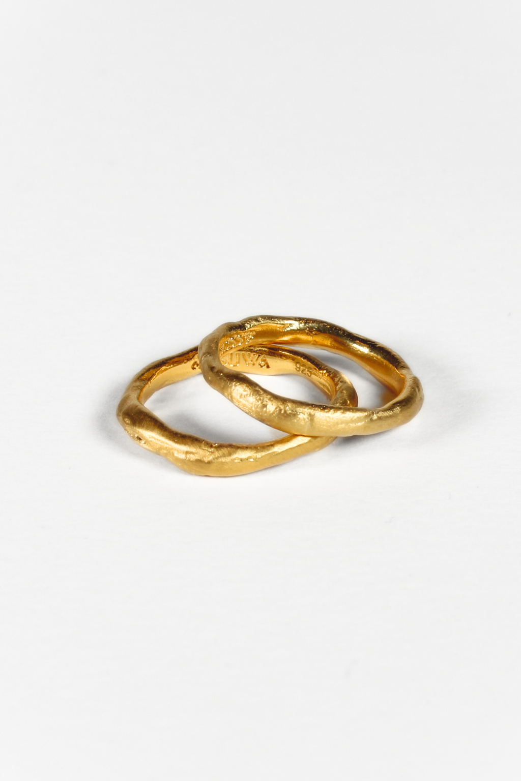 Gold Oceanus Stacking Ring Set | Mediterranean Sustainable Jewellery by ...